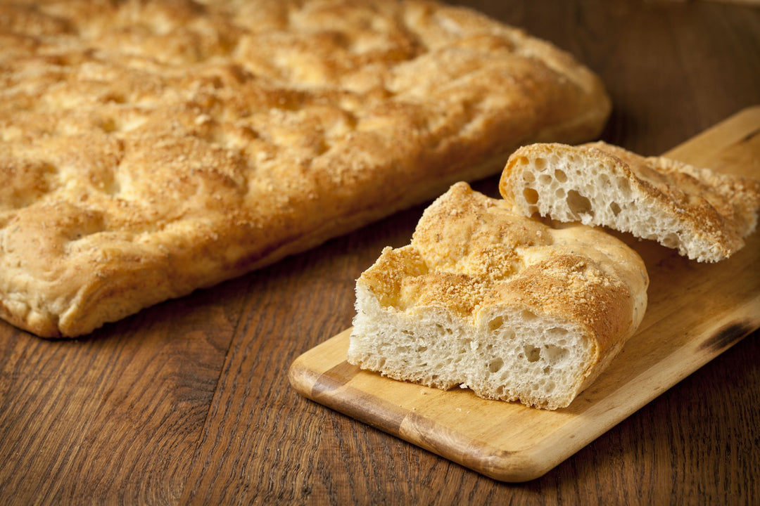 Focaccia, Parmesan and Rosemary Sheet – Stone Ground Bakery